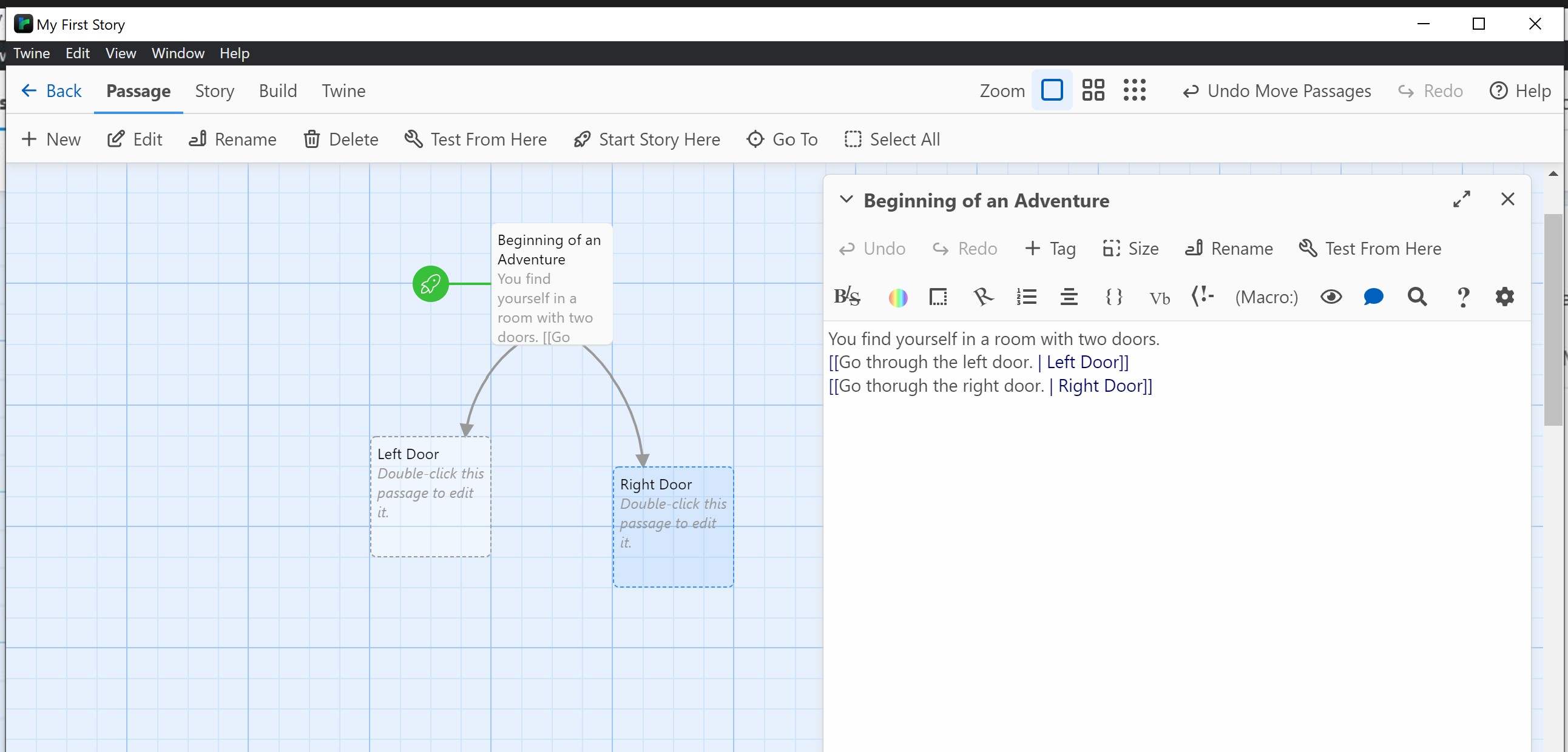 Create Your First Story | A Beginner's Guide to Twine